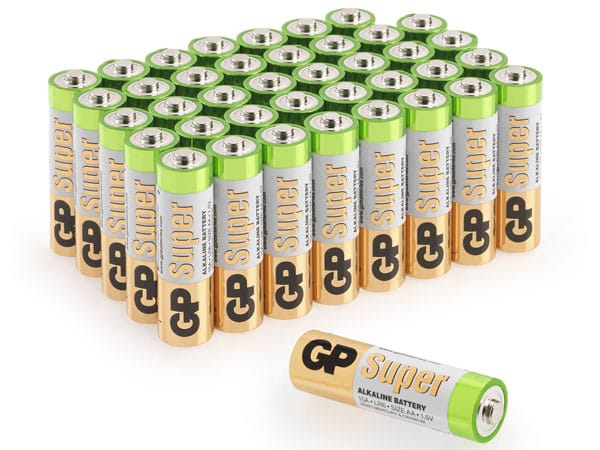 GP Super AA-paristot, 24A/LR6, 40 kpl tukkupakkaus - Silikotek