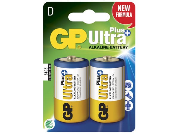 GP Ultra Plus D-paristot, 13AUP/LR20, 2-p - Silikotek