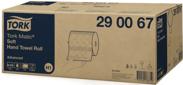 Tork Matic Soft käsipuuhe 290067, 6 rll / säk - Silikotek